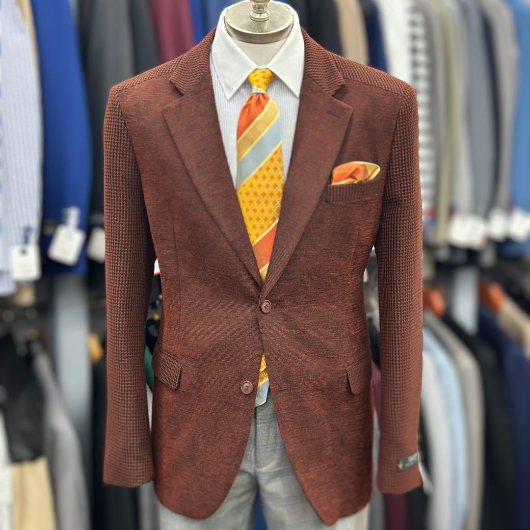 Zacchi Rust Blazer – Stark and Legum