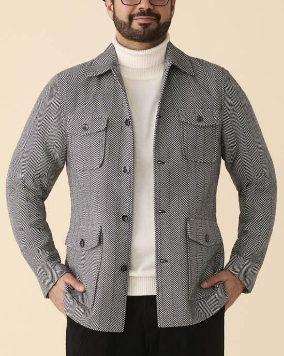 Inserch Herringbone Jacket – Stark and Legum